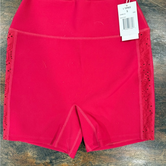 l*space | Shorts | Lspace Womens Bright Red Bike Shorts | Poshmark